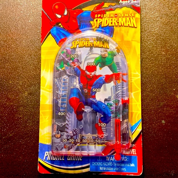 Marvel | Toys | Spiderman Spidersense Pinball Game Vintage Collectible ...